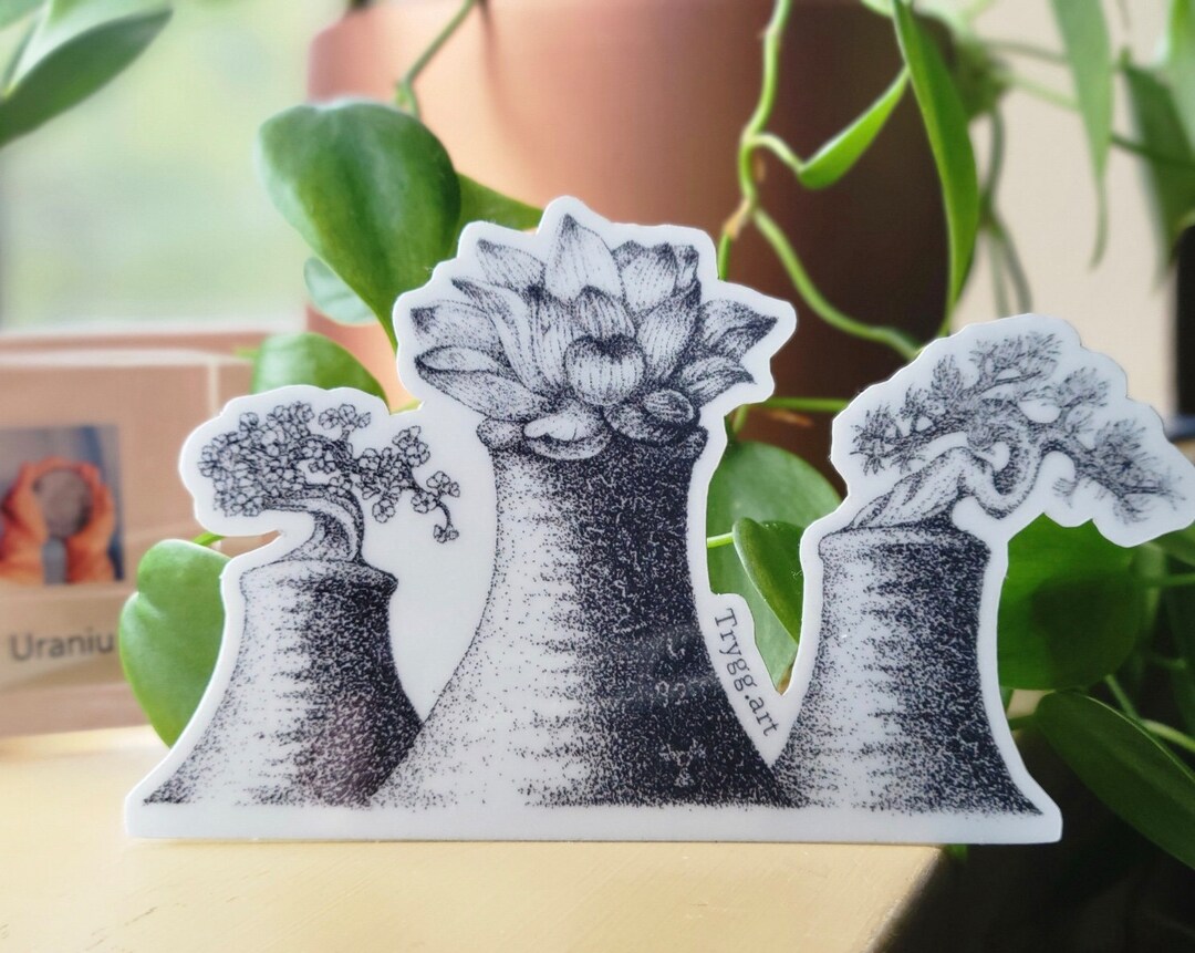 Power Plant | Glow-in-dark Sticker - Etsy