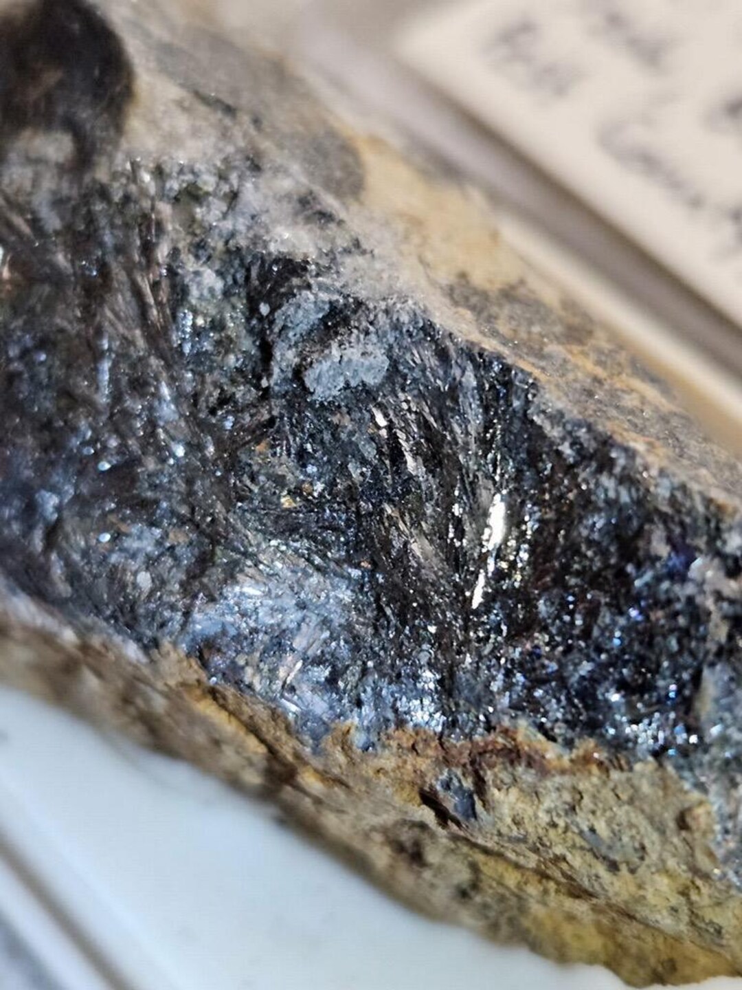 Bismuthite & Native Bismuth | Rare Mineral Display - Etsy UK