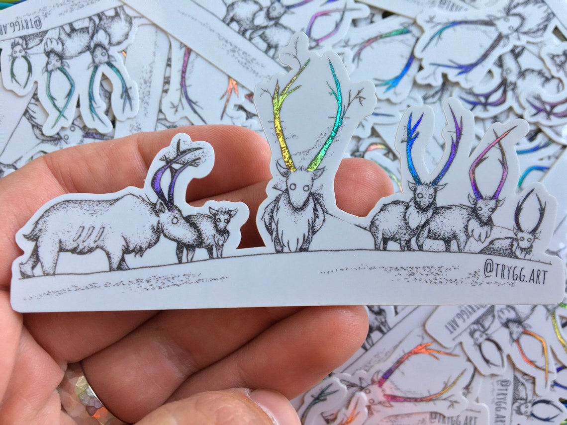 The Herd Holographic Sticker | Etsy