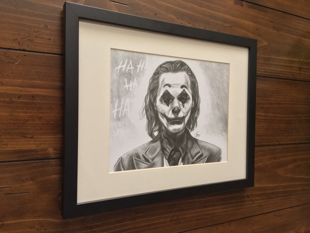 Joker | Pencil Drawing Print | Joaquin Phoenix, 2019 - Etsy Canada