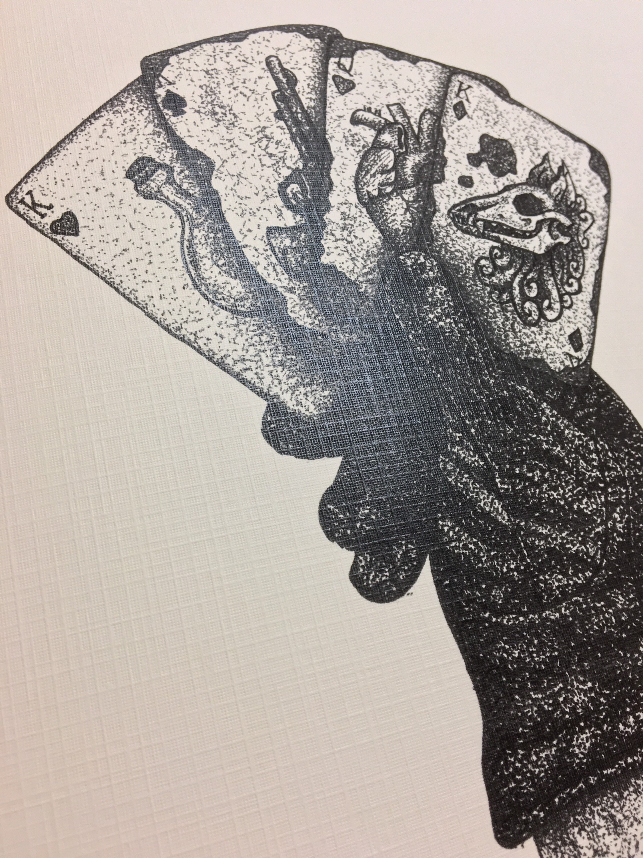Dirtyhands | Pen & Ink Stippling Print | Six of Crows/crooked Kingdom ...