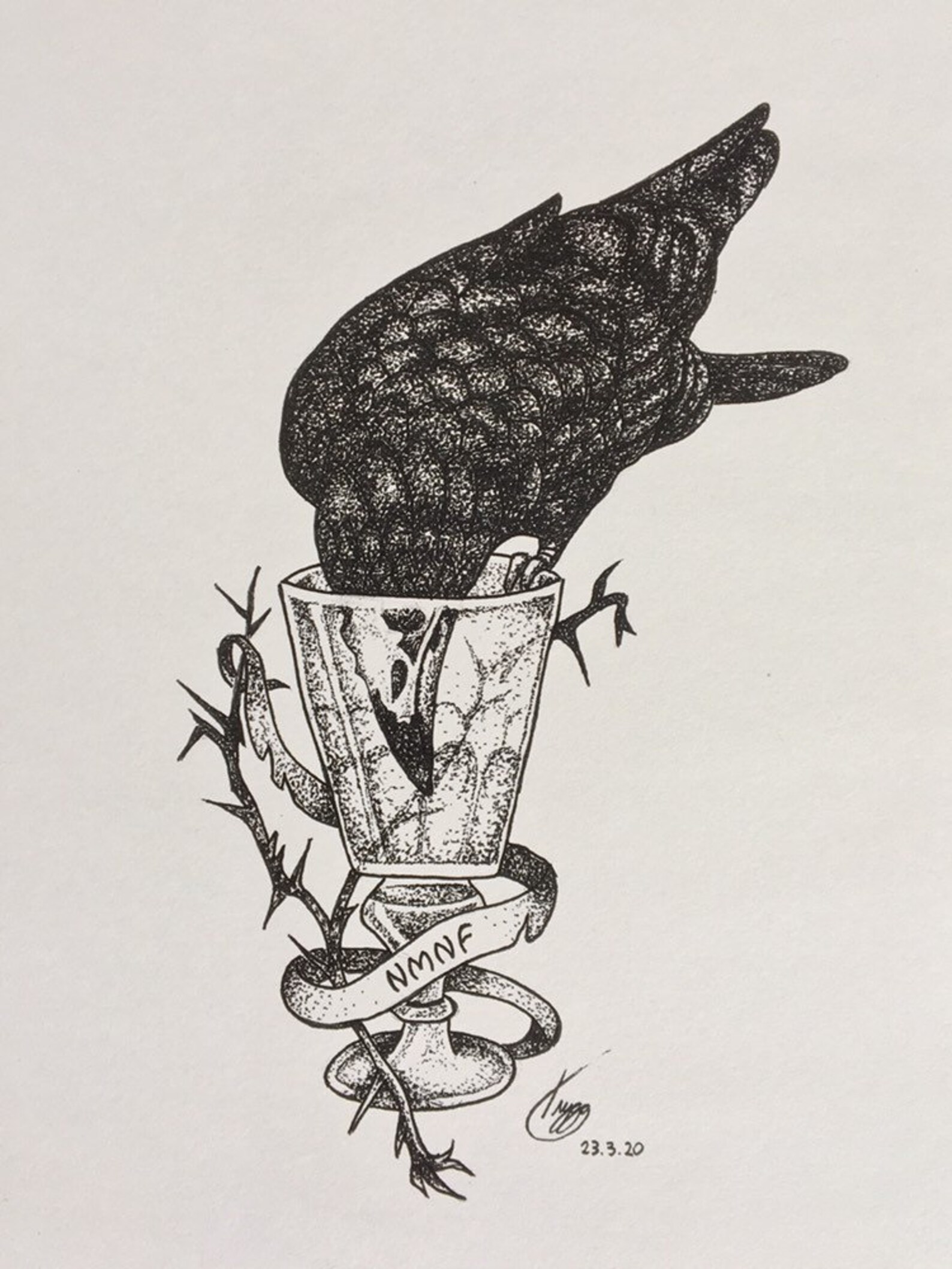 The Dregs | Pen & Ink Stippling Print | Six of Crows - Etsy