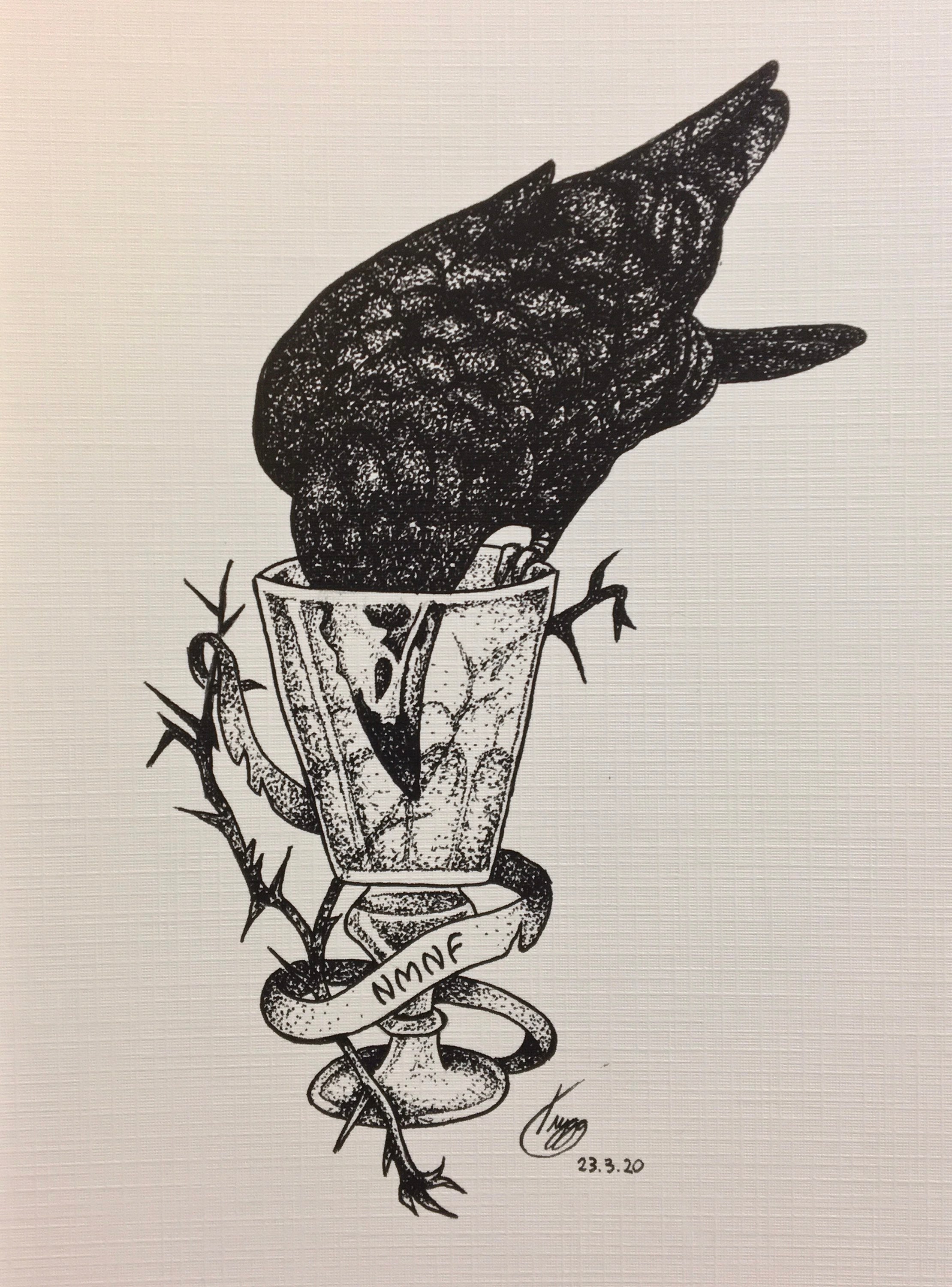 The Dregs | Pen & Ink Stippling Print | Six of Crows - Etsy