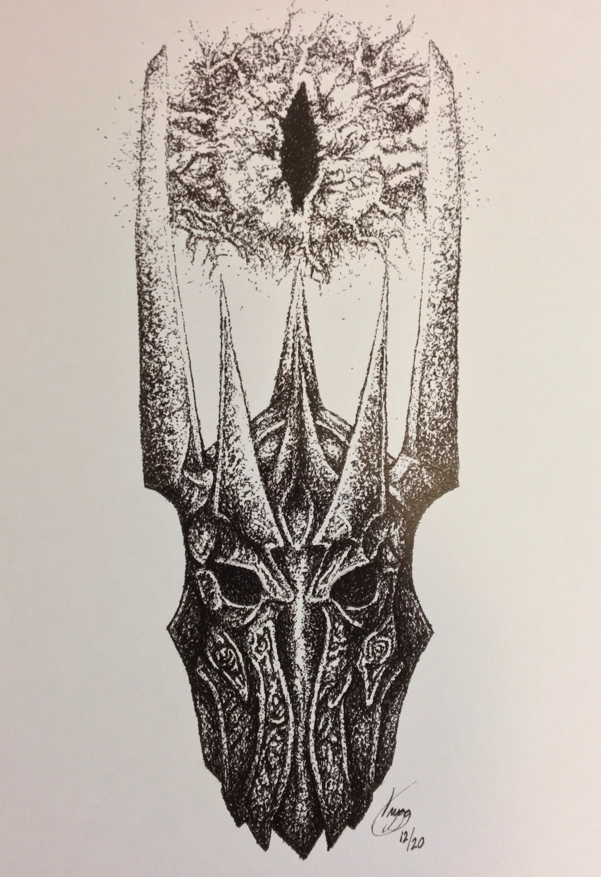 Eye Of Mordor Tattoo