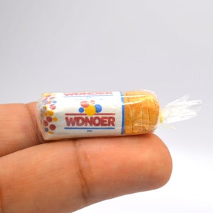 Dollhouse Miniature White Bread Loaf for Dollhouse - Handcrafted ...