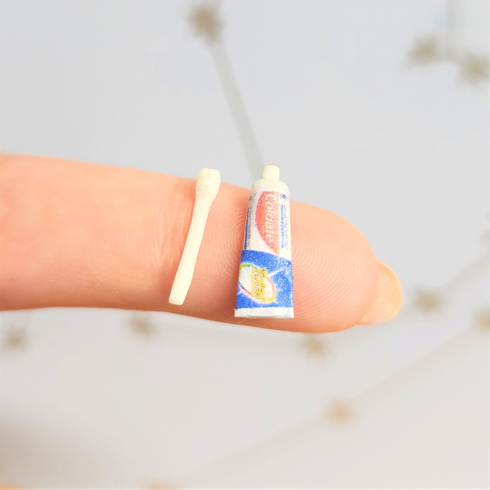 Dollhouse Miniature Toothbrush and Toothpaste Cup Soap - Etsy