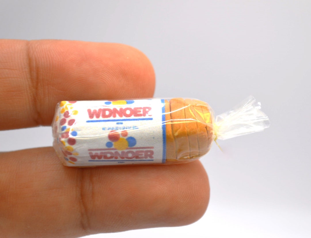 Dollhouse Miniature White Bread Loaf for Dollhouse - Handcrafted ...