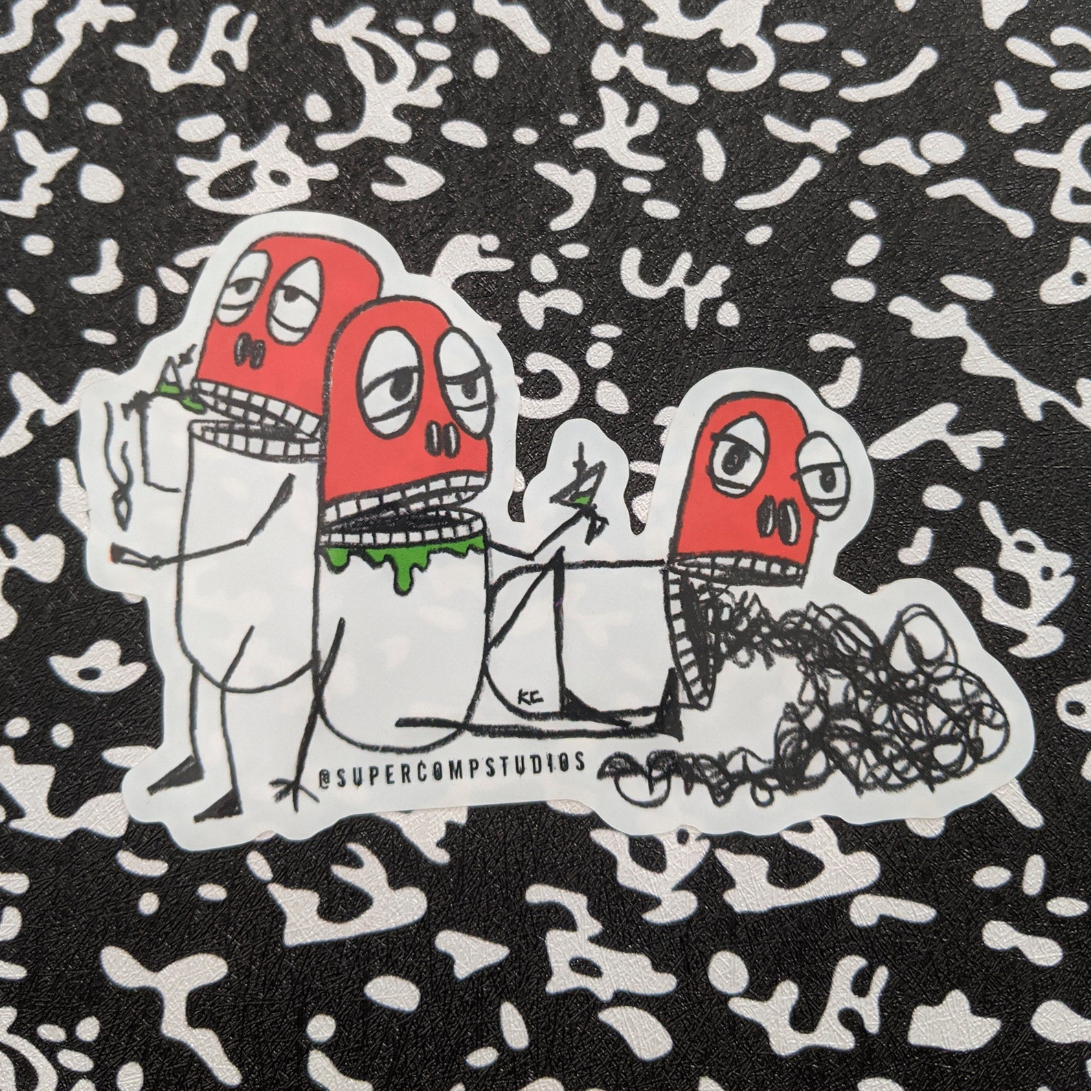 Pill Guys, Sticker, 4 X 3 Sticker, Vinyl Stickers, Die-cut Sticker ...