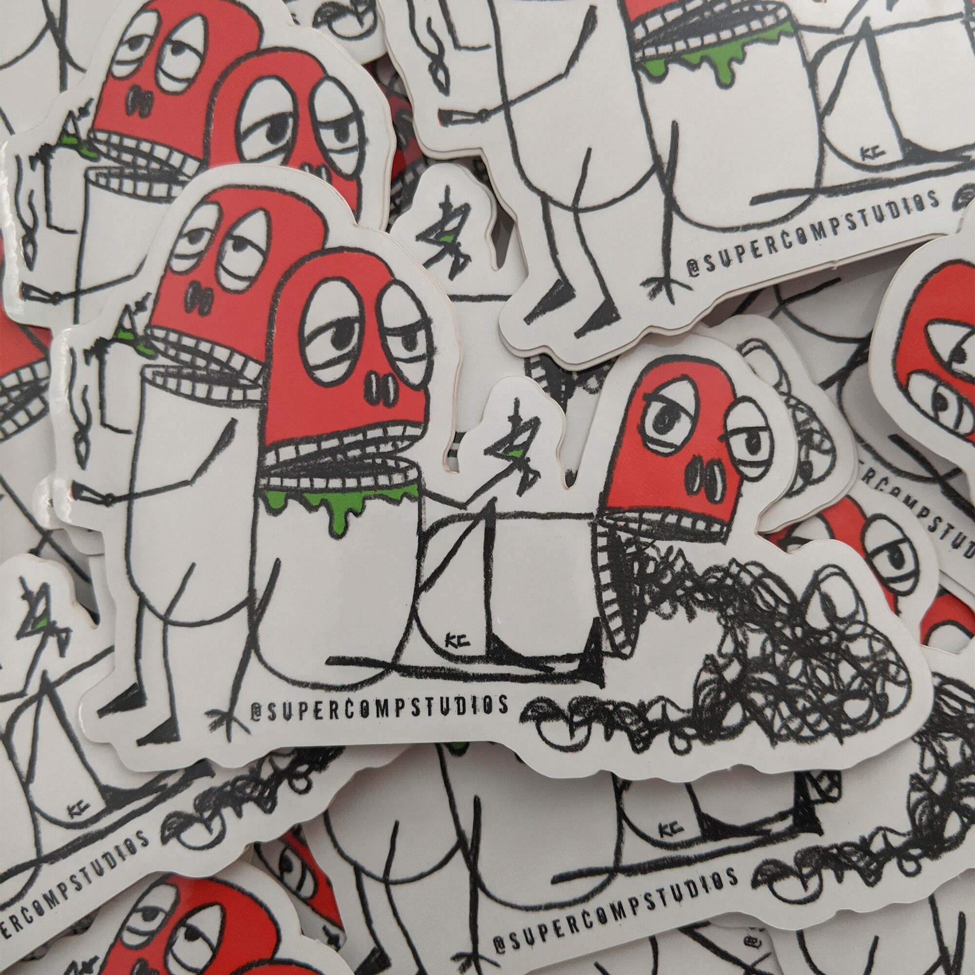 Pill Guys, Sticker, 4 X 3 Sticker, Vinyl Stickers, Die-cut Sticker ...