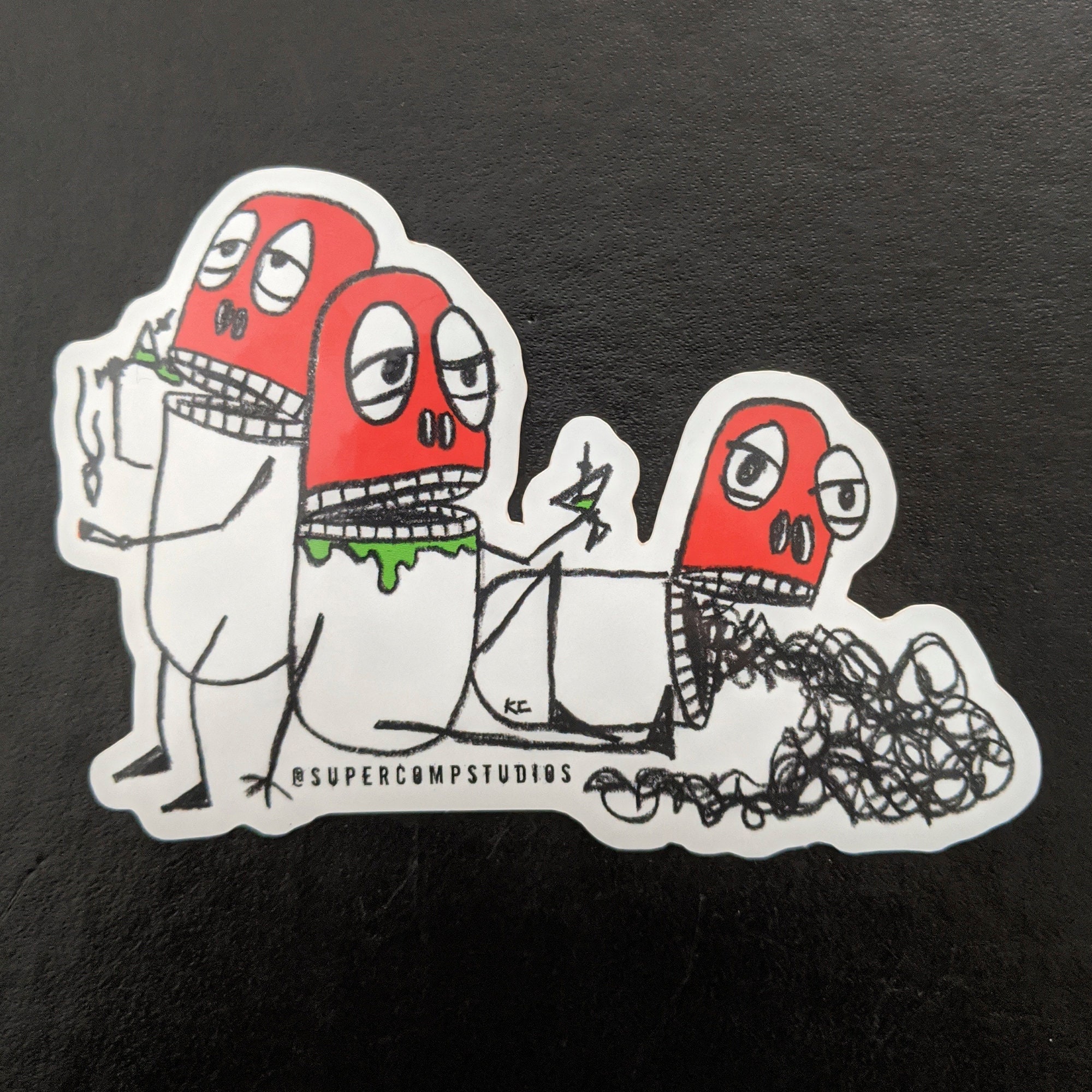 Pill Guys, Sticker, 4 X 3 Sticker, Vinyl Stickers, Die-cut Sticker ...