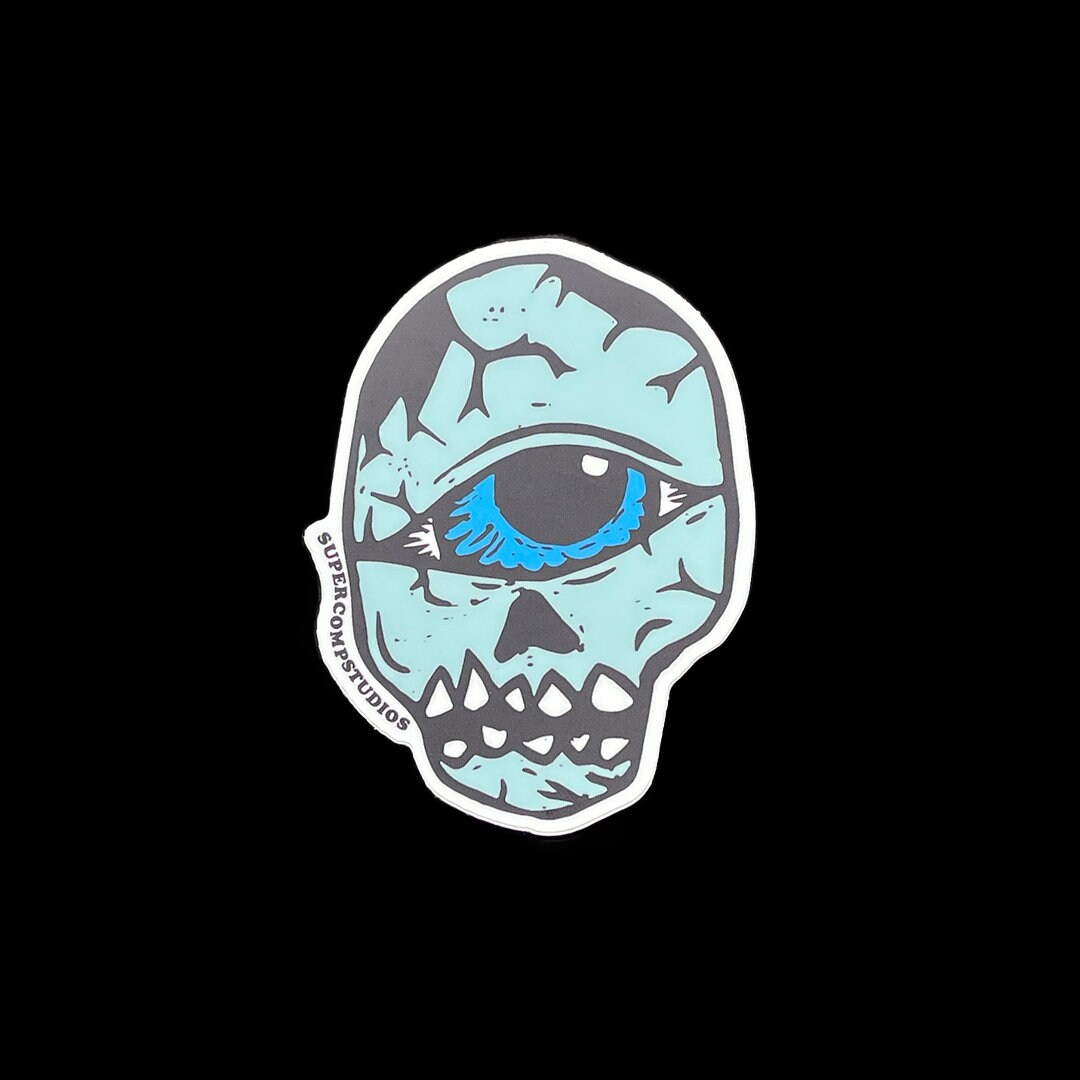 Cyclops 3x2in Vinyl Stickers, Die-cut Sticker, Illustration, Sticker ...