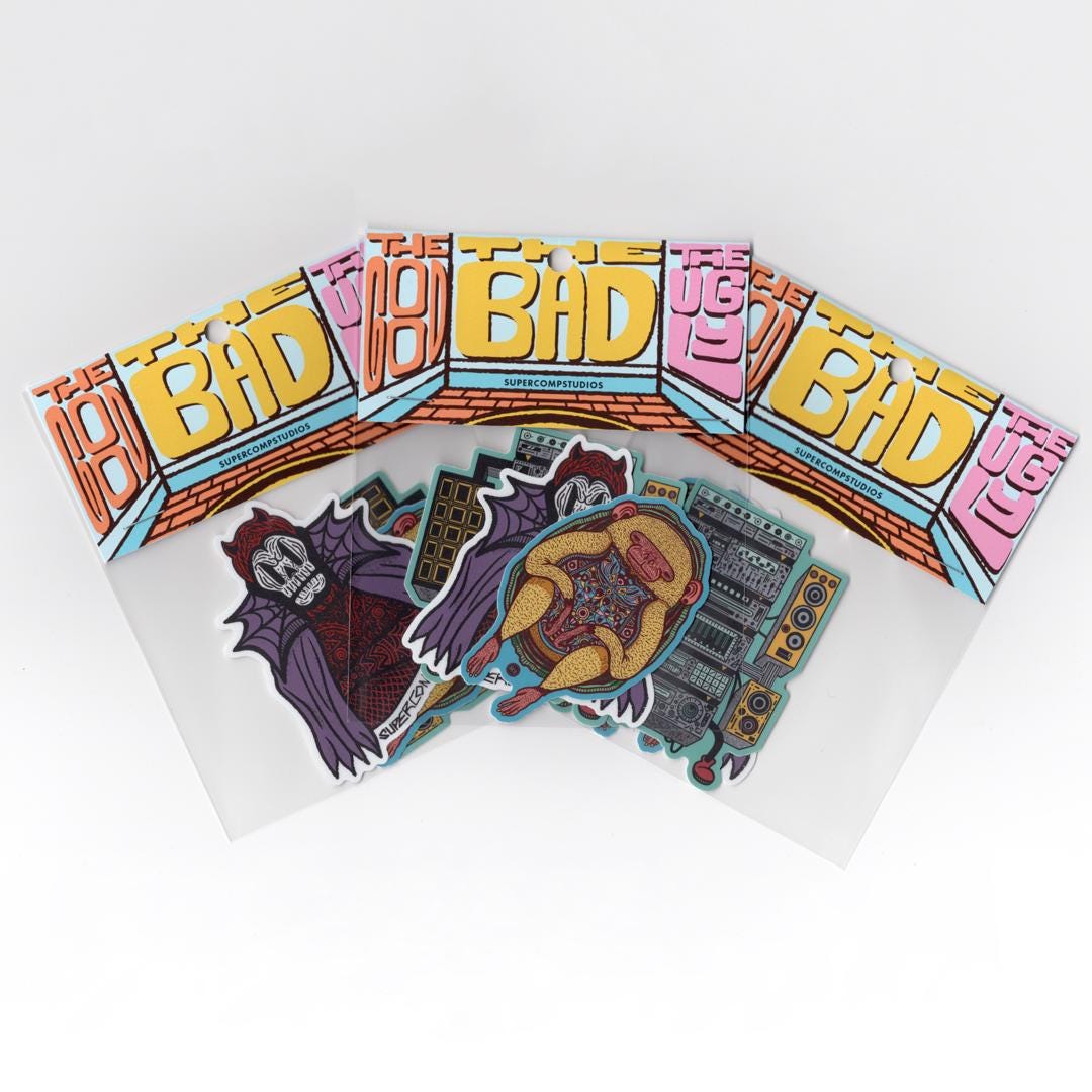 The Good the Bad the Ugly | Vinyl Stickers, Die-cut Sticker ...