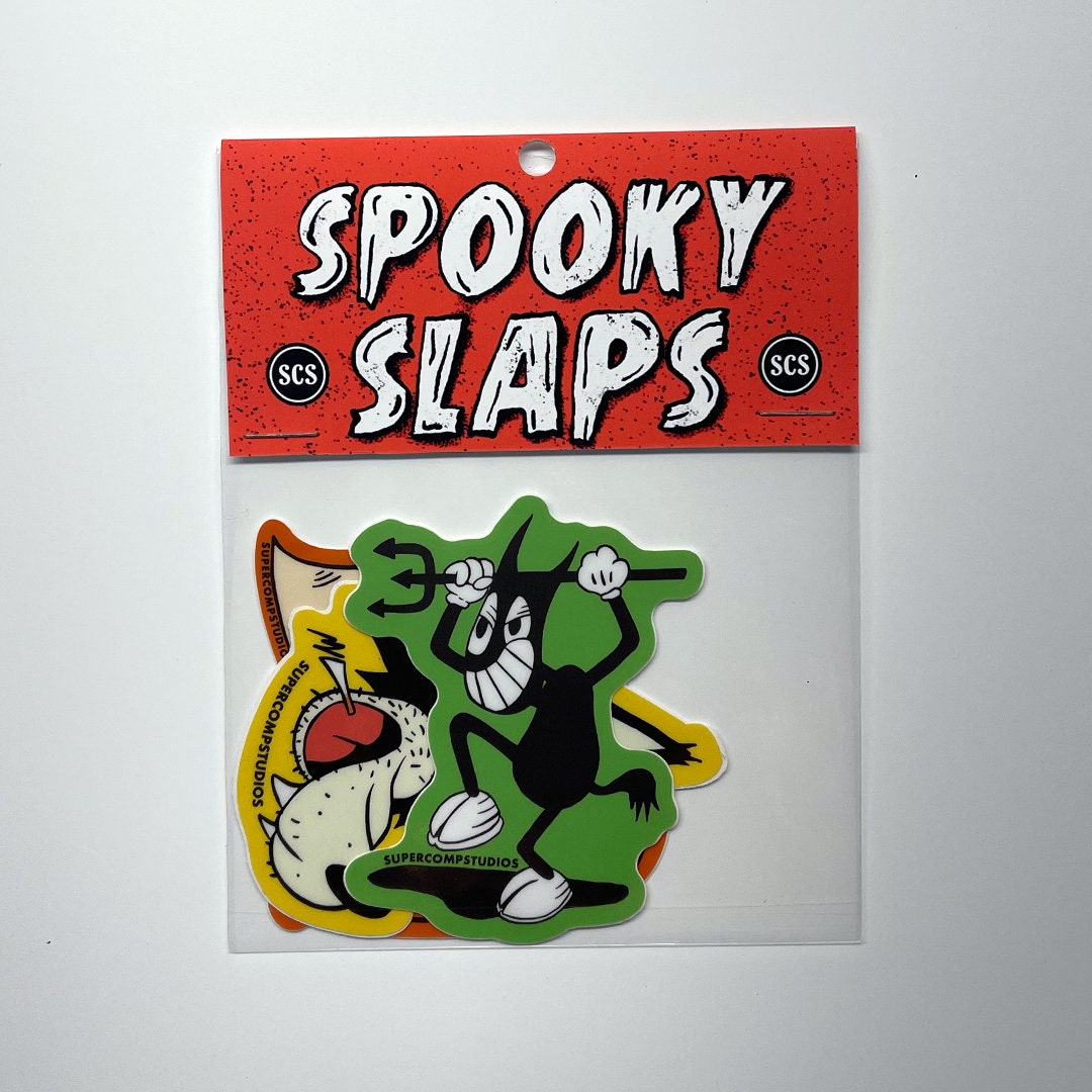 Spooky Slaps Sticker Pack Vinyl Stickers, Die-cut Sticker, Illustration ...