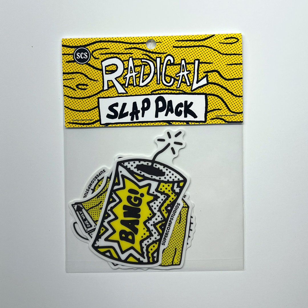 Radical Slappack Sticker Pack | Vinyl Stickers, Die-cut Sticker ...