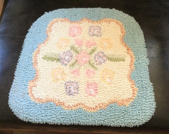 Hooked Chair Pads - Etsy