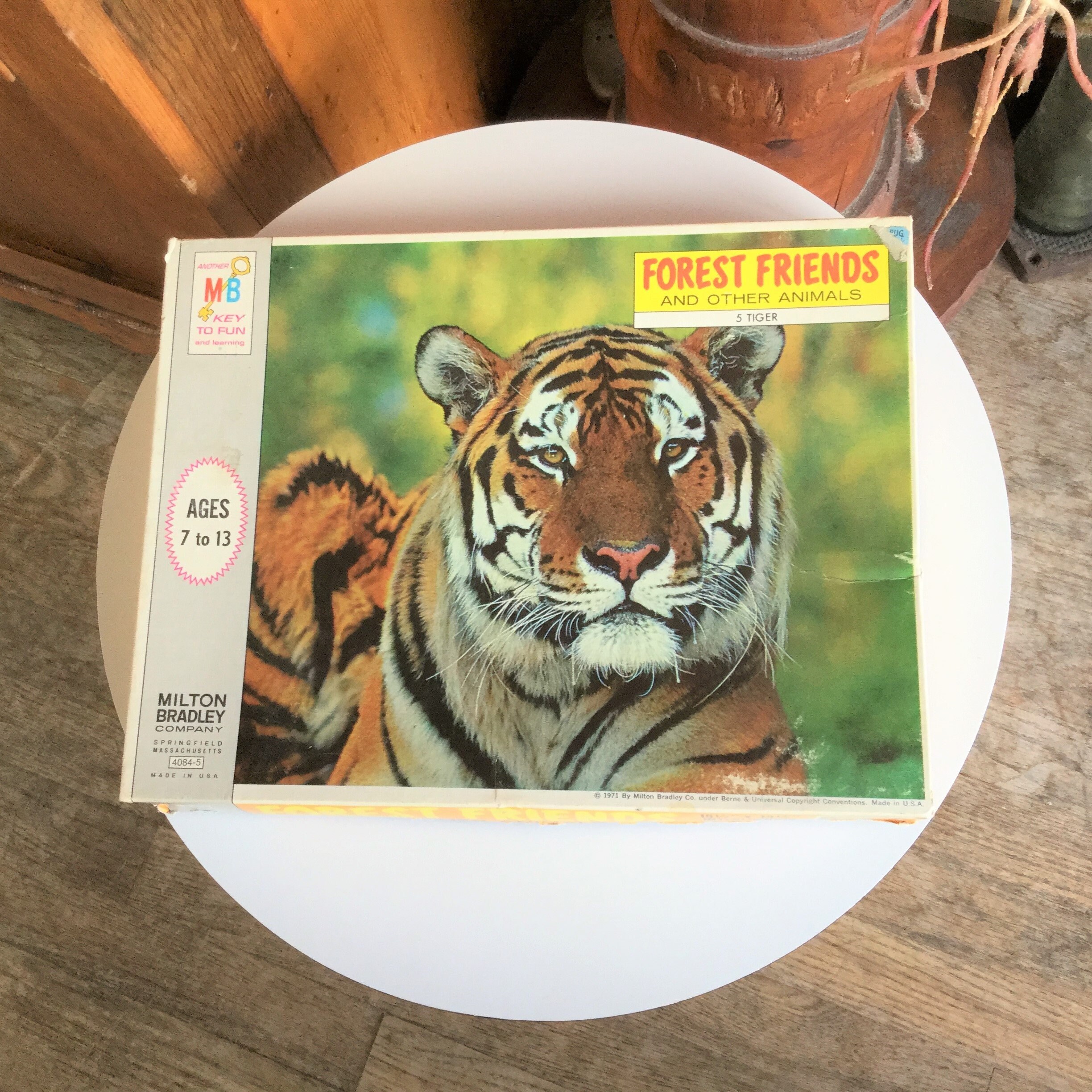 MB Forest Friends Puzzle 1971 Complete | Etsy