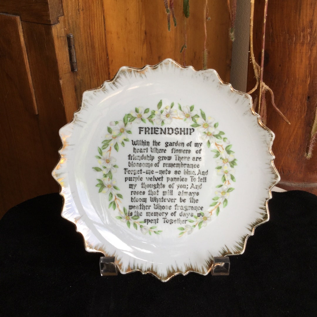 Norcrest Japan Friendship Plate - Etsy