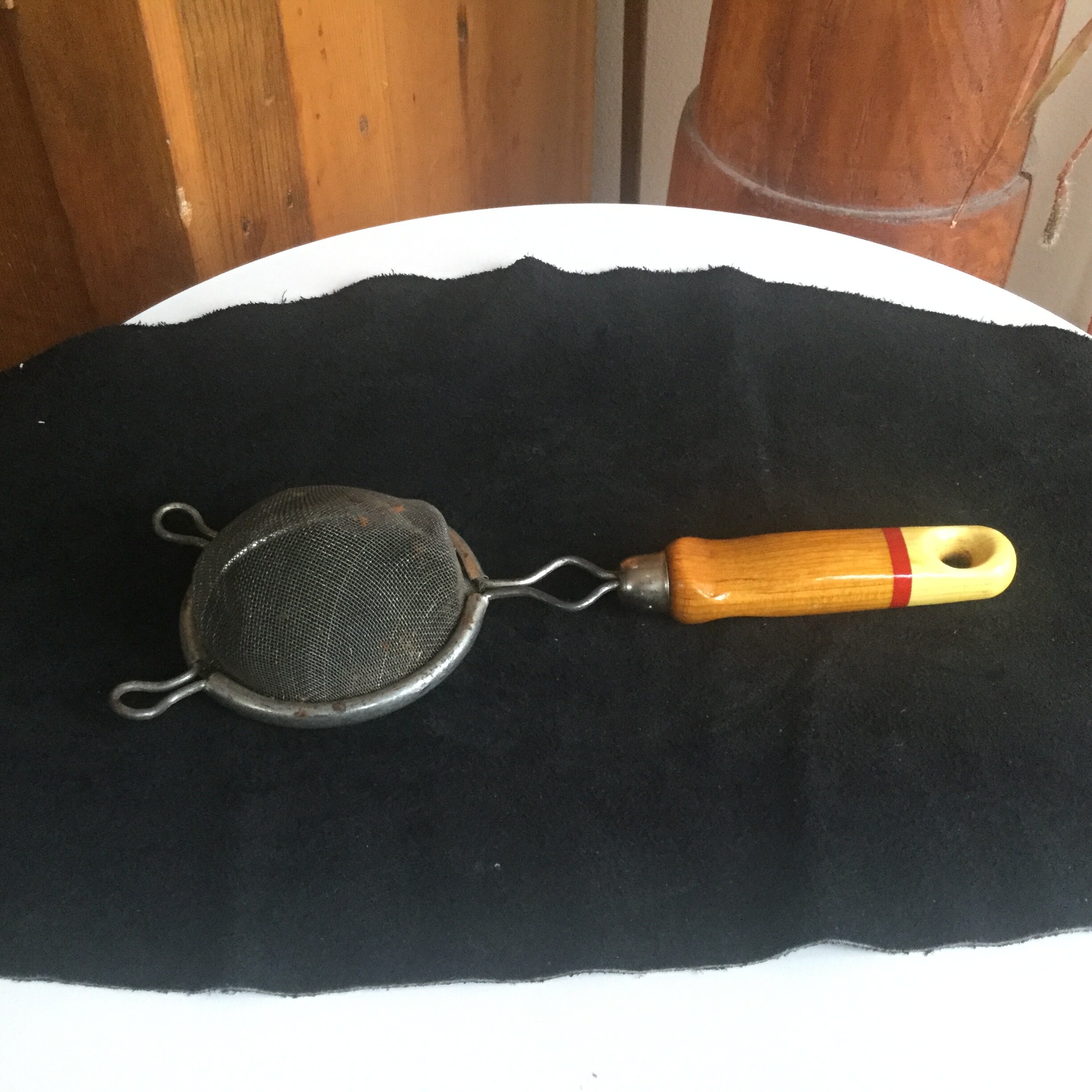 Vintage Wood-handled Strainer Use for Replacement | Etsy