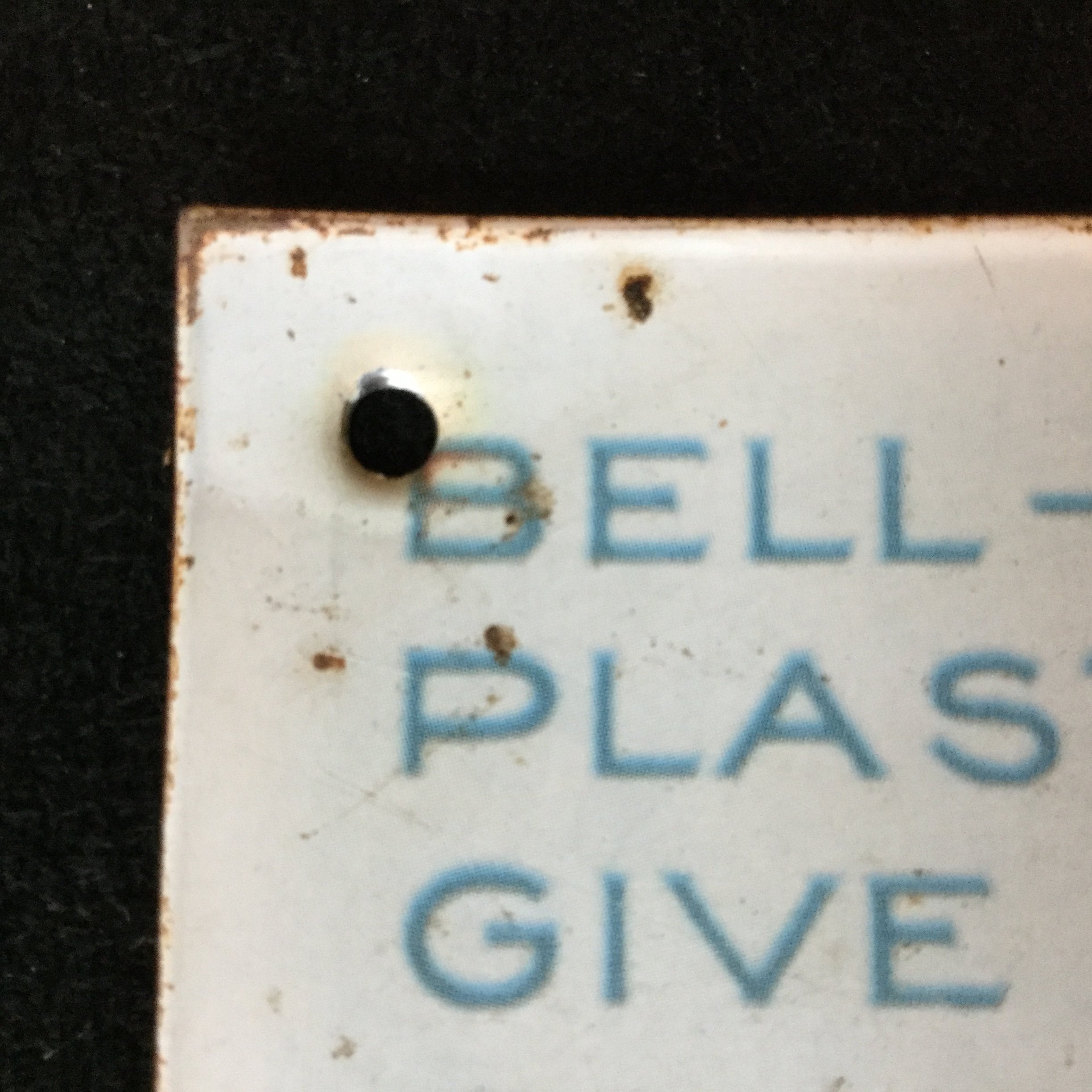 Reproduction Advertising Sign for Bell-cap-sic Plasters Pain - Etsy