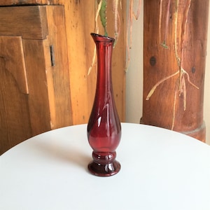 Avon Ruby Red "unforgettable" Perfume Bottle / Bud Vase (no Stopper) - Etsy