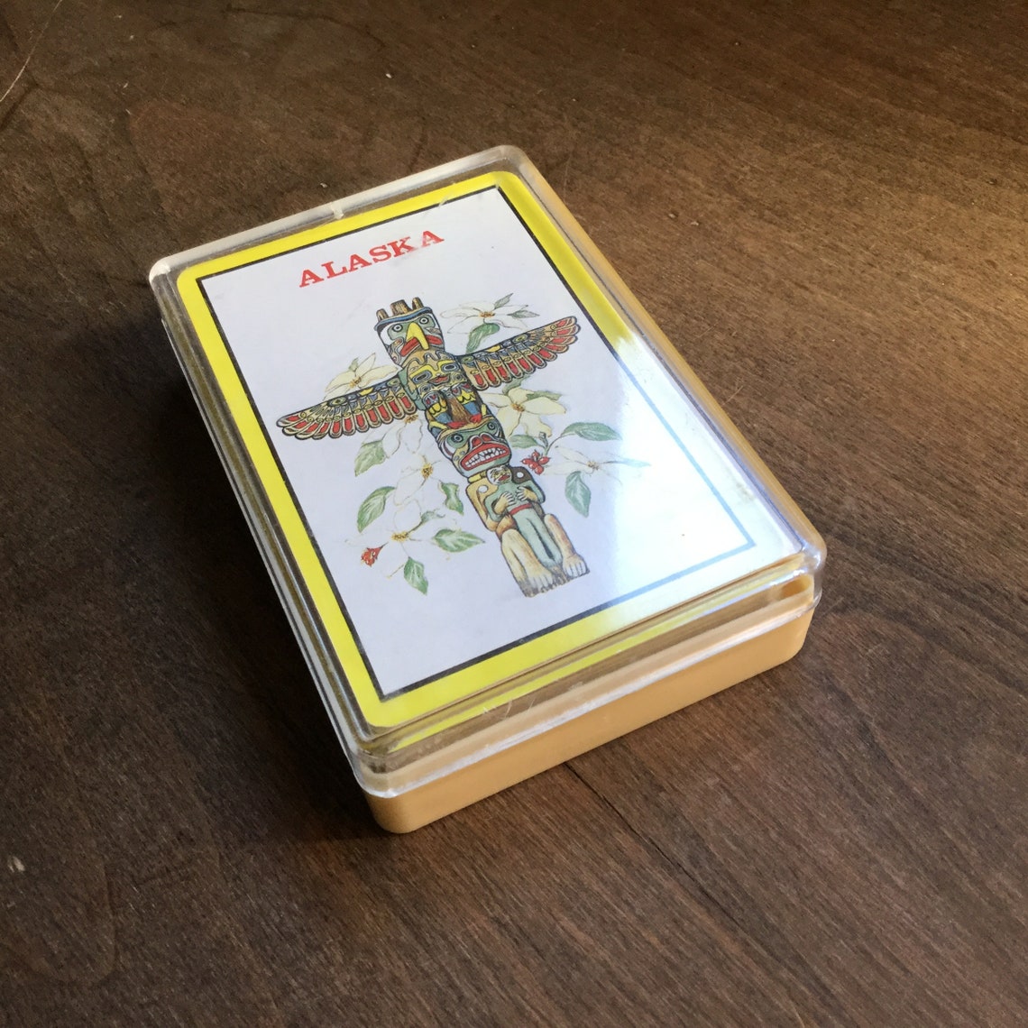 Alaska Playing Cards in Vintage Plastic Case ~ "made in Hong Kong" - Etsy