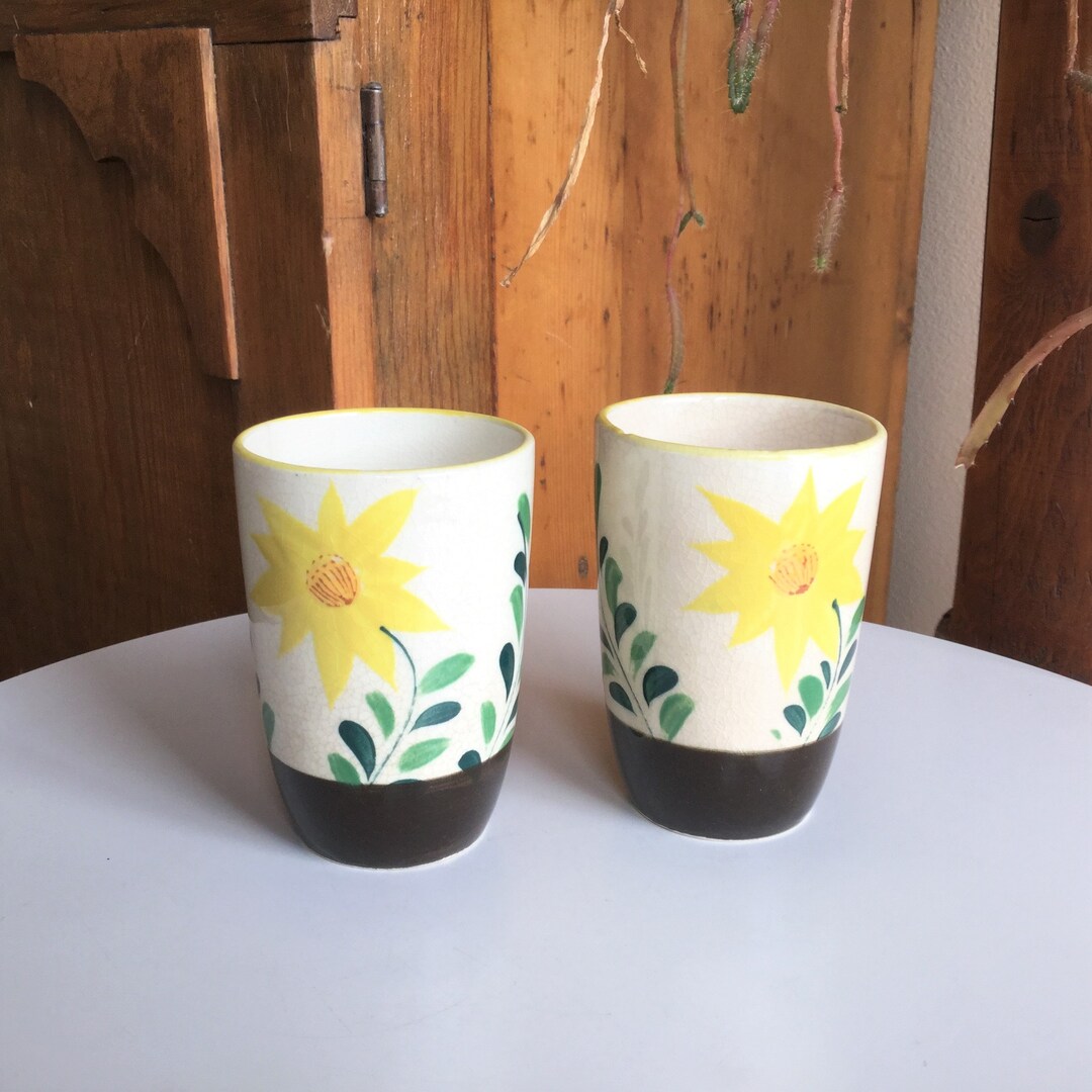 Vintage Hand-painted Nasco Japan NAS13 Tumblers - Etsy