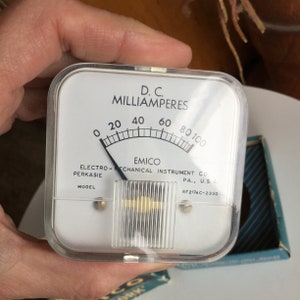 Vintage Emico 'hi-tork' Volt Meter Panel Meter ~ Catalogue No. 2330 - Etsy