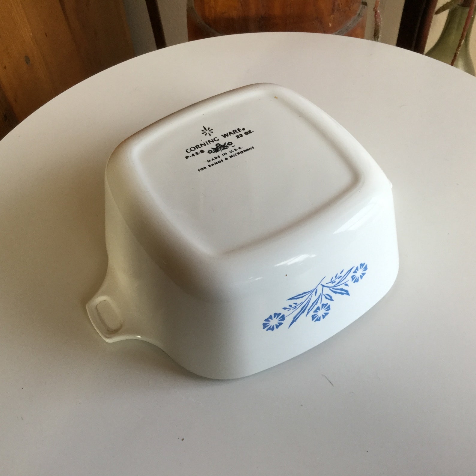 Vintage Cornflower Blue P-43-B Casserole Dish ~ Corning Ware ~ No Lid ...