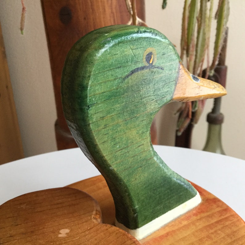 Vintage Handmade Duck Decoy ~ Exceptional Hand-painted Folk Art - Etsy