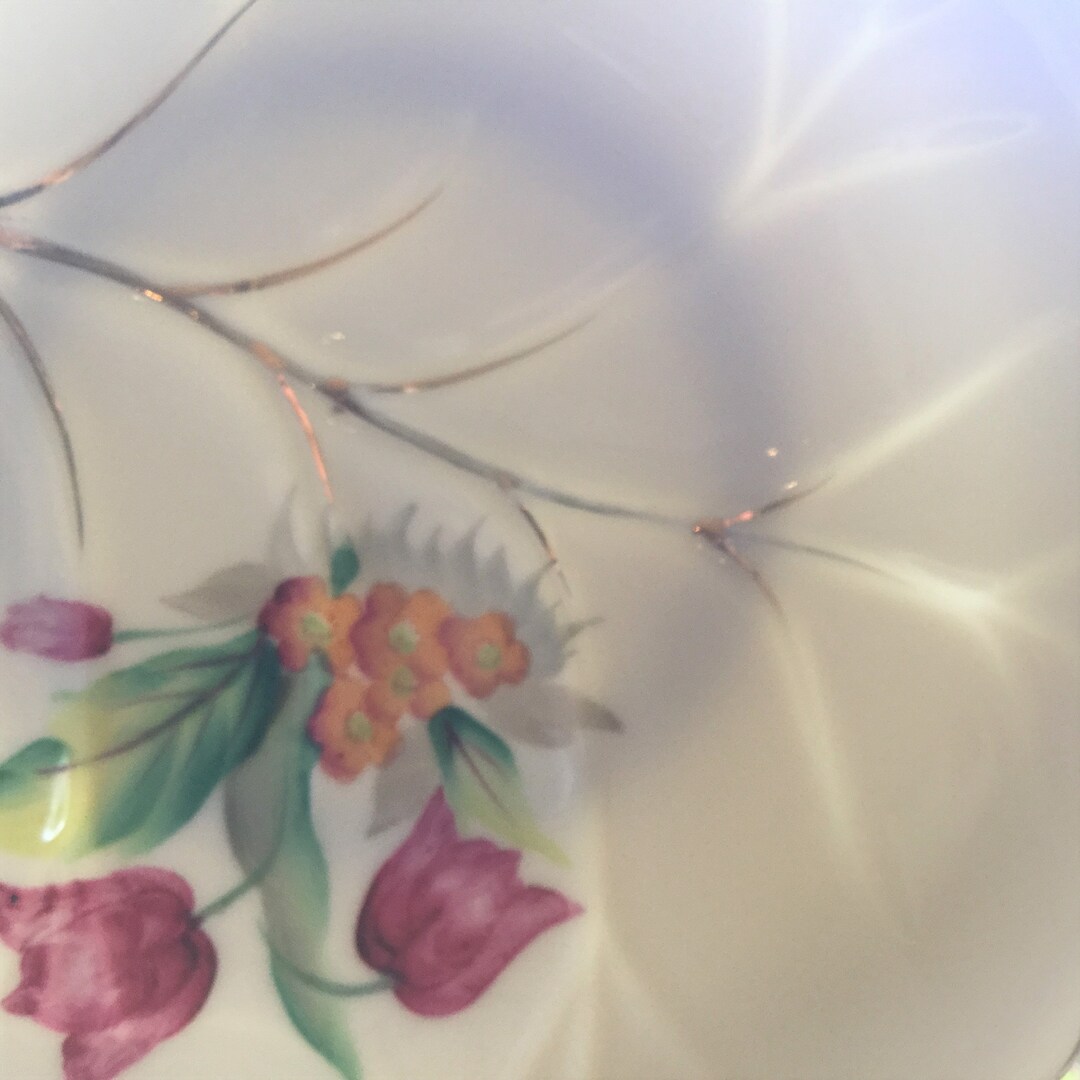 UCAGCO Trinket Dish ~ Hand-painted Translucent Bone China - Etsy