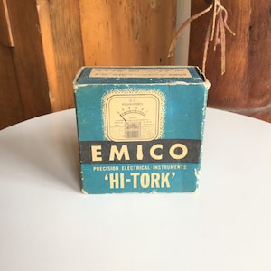 Vintage Emico 'hi-tork' Volt Meter Panel Meter ~ Catalogue No. 2330 - Etsy