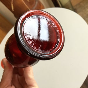 Avon Ruby Red unforgettable Perfume Bottle / Bud Vase no Stopper - Etsy