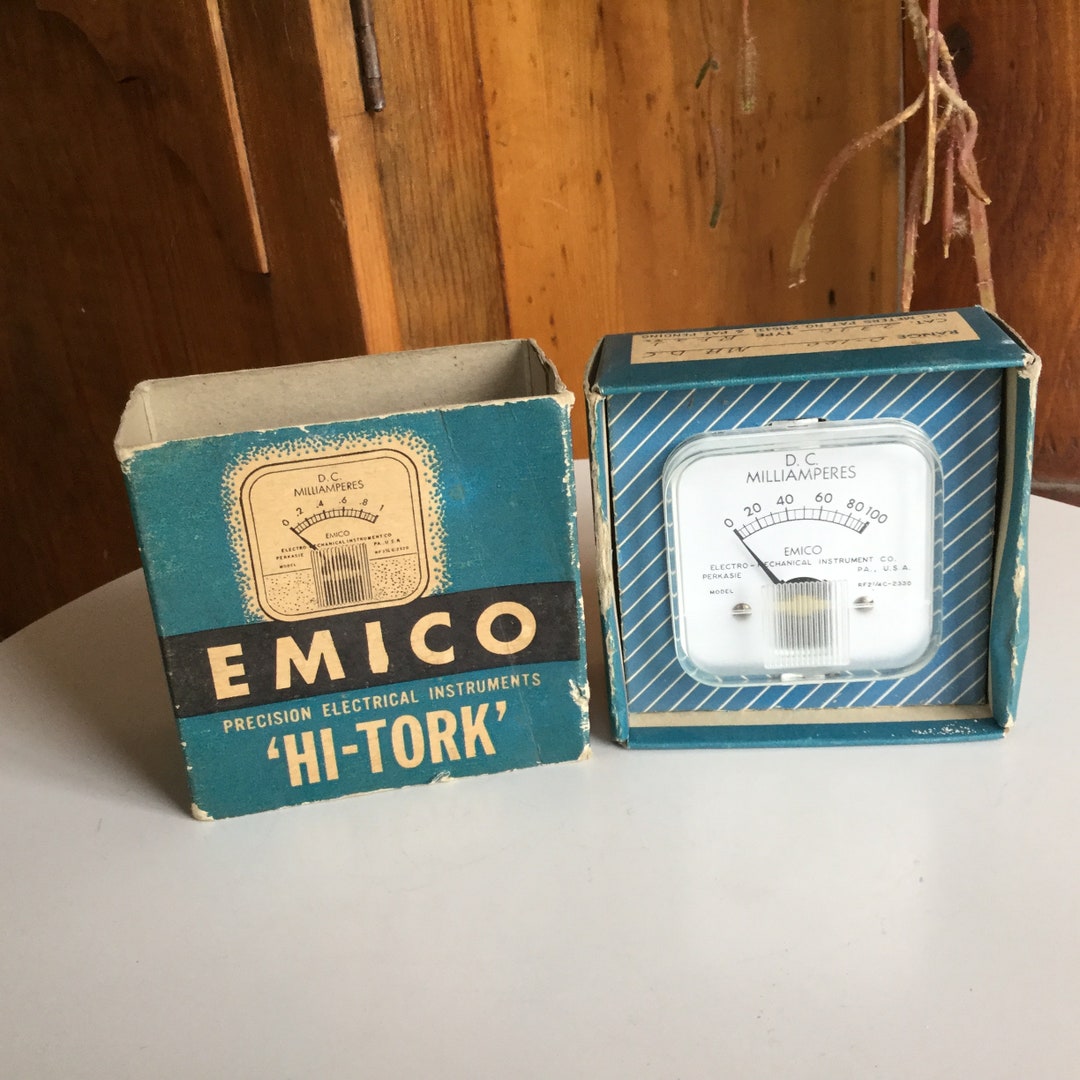 Vintage Emico 'hi-tork' Volt Meter Panel Meter ~ Catalogue No. 2330 - Etsy