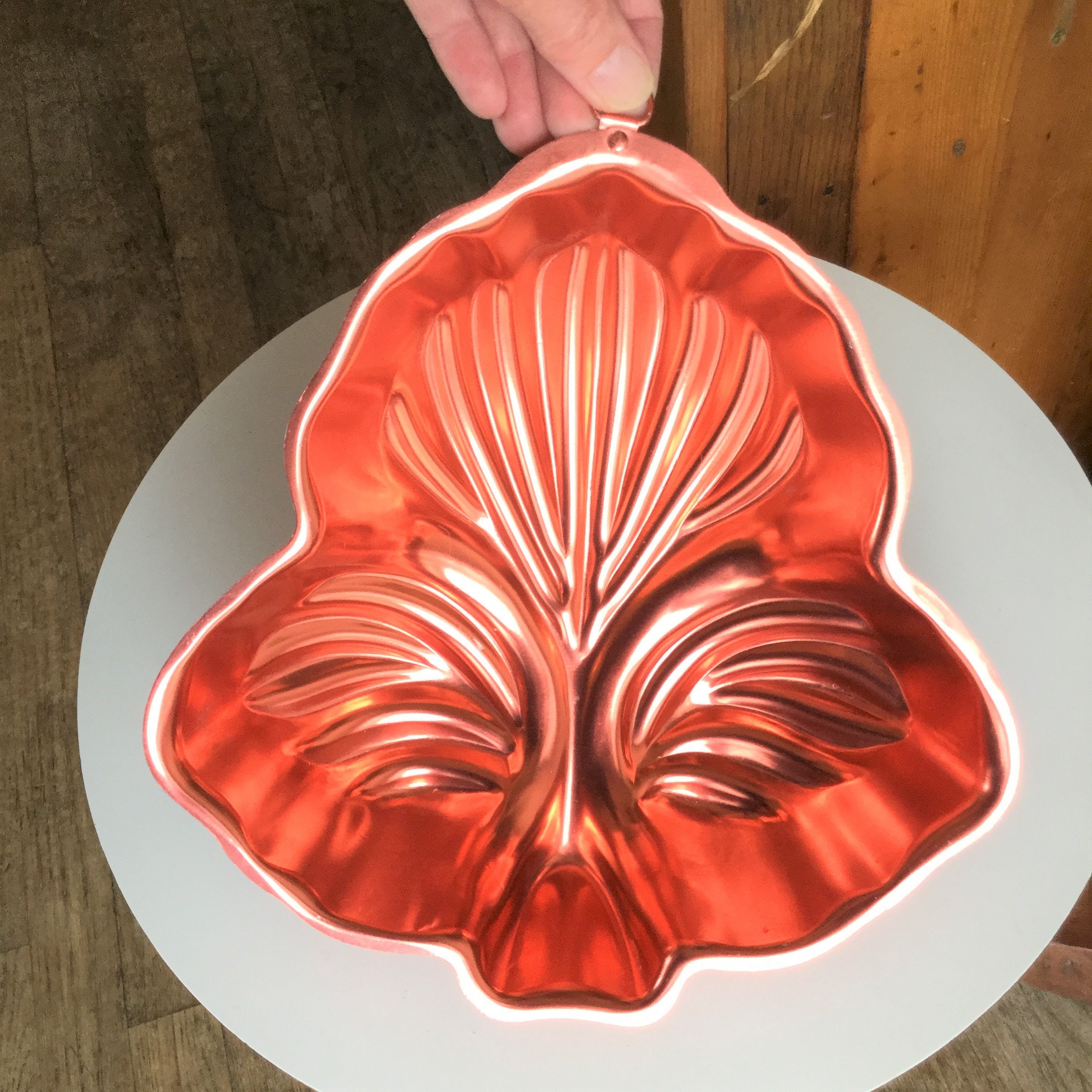 Large Copper Leaf Mold - Etsy