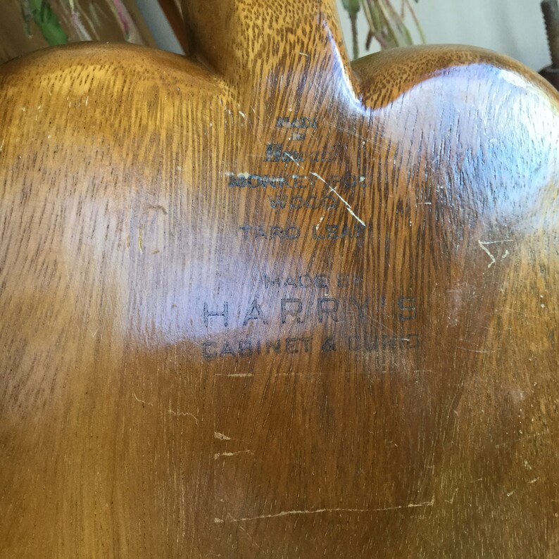 Monkey Pod Wood Taro Leaf Segmented Bowl Made in Hawaii at - Etsy