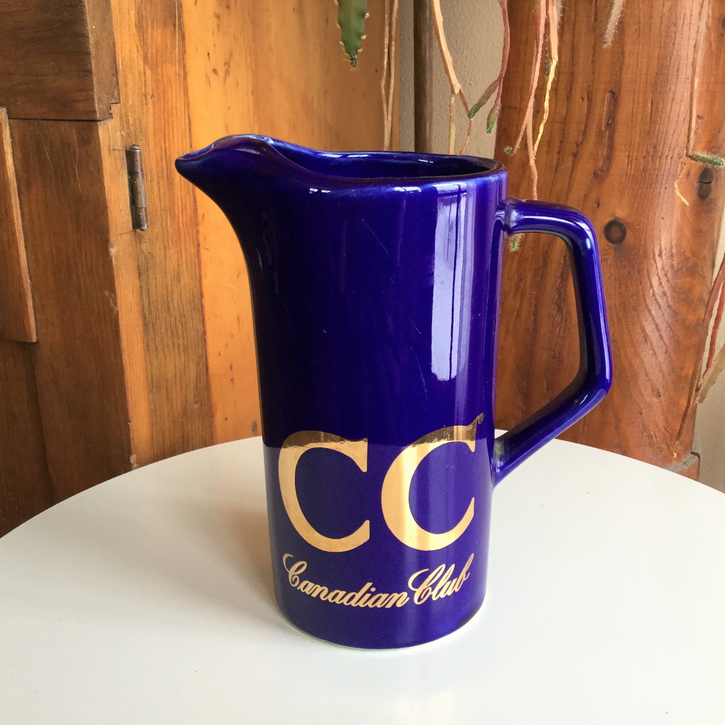 Pitchers & Drinking Sets Drinkware Canadian Club Pitcher ~ Cobalt Blue ...