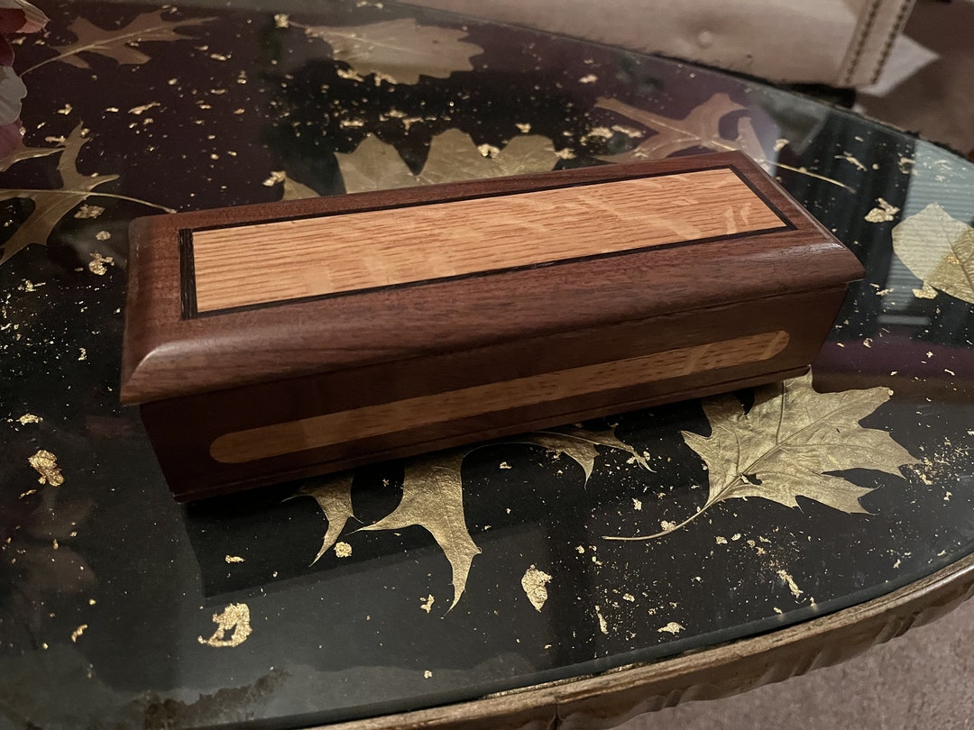 Multi-purpose Personalized Walnut Keepsake Box 8 1/2 X 3 X 2 - Etsy