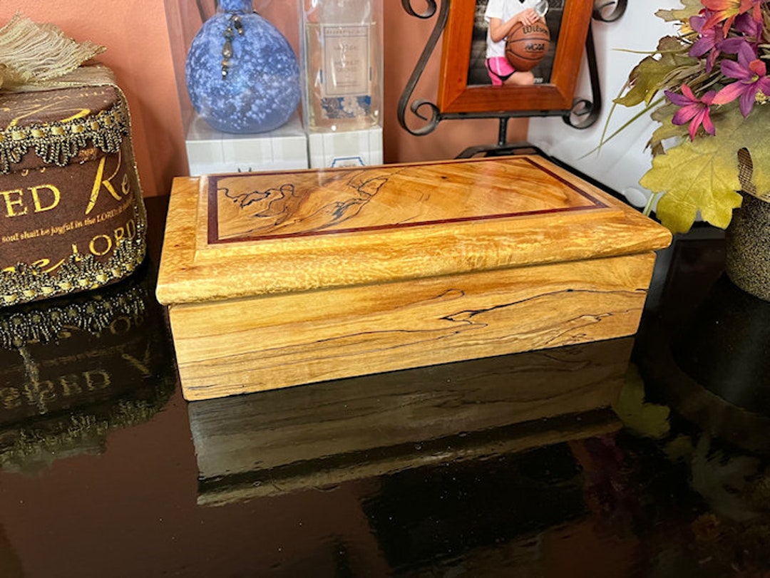 Spalted Maple Jewelry Box - Etsy