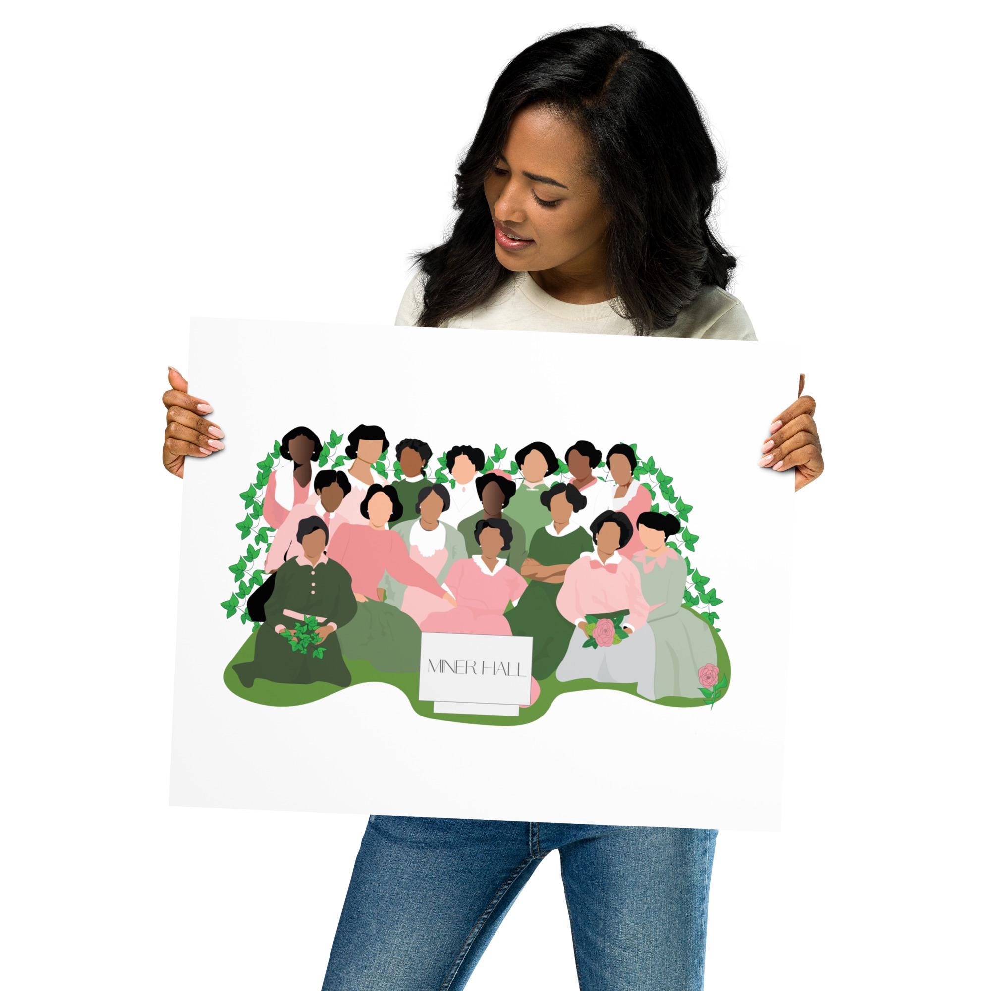 Twenty Pearls Poster | Alpha Kappa Alpha Art | AKA | Probate Gift ...
