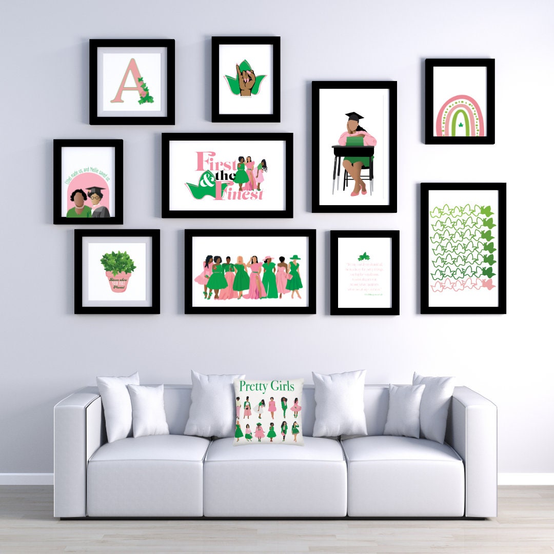 AKA Printable Art | Gallery Wall | Alpha Kappa Alpha Wall Decor ...