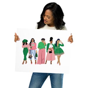 AKA Poster, Alpha Kappa Alpha, MIP Gift, Probate Gift, AKA Wall Art ...
