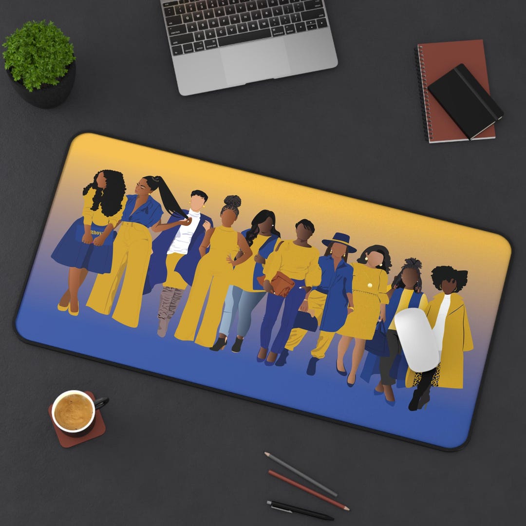 Sigma Gamma Rho Desk Mat | Rhoyal Sisterhood Desk Pad | D9 Office Decor ...