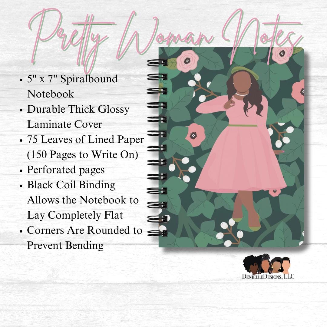 AKA Notebook | Alpha Kappa Alpha Notebook | AKA Journal | 1908 Spiral ...