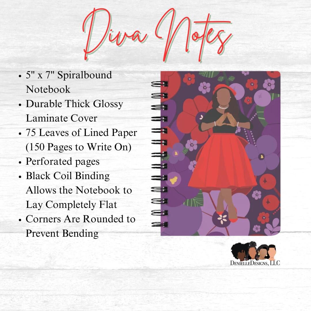 DST Notebook|delta Sigma Theta|delta Journal|divine 9 | Sorority ...