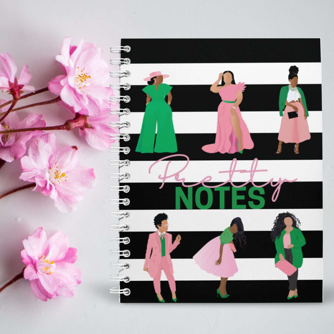 Pink and Green Planner Cover |printable Planner Cover | Notebook Covers ...