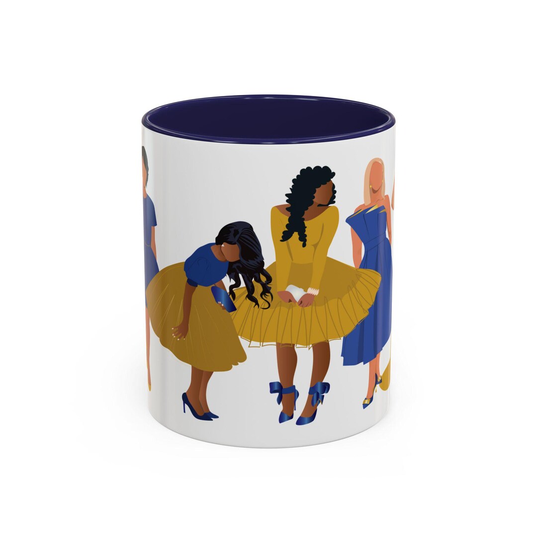 Sigma Gamma Rho Coffee Mug | SGRHO | Blue and Gold | Rhoyal Woman ...