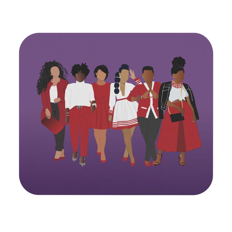 Diva Woman Mouse Pad | Delta Sigma Theta Sorority Mouse Pad | Delta ...