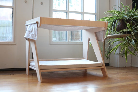Mid Century Modern Cat Bed With Hammock Bunk Bed and Free Gift Etsy UK
