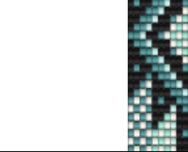 Bead Loom Mint Bracelet Pattern PDF, Native Inspired Miyuki Delica ...