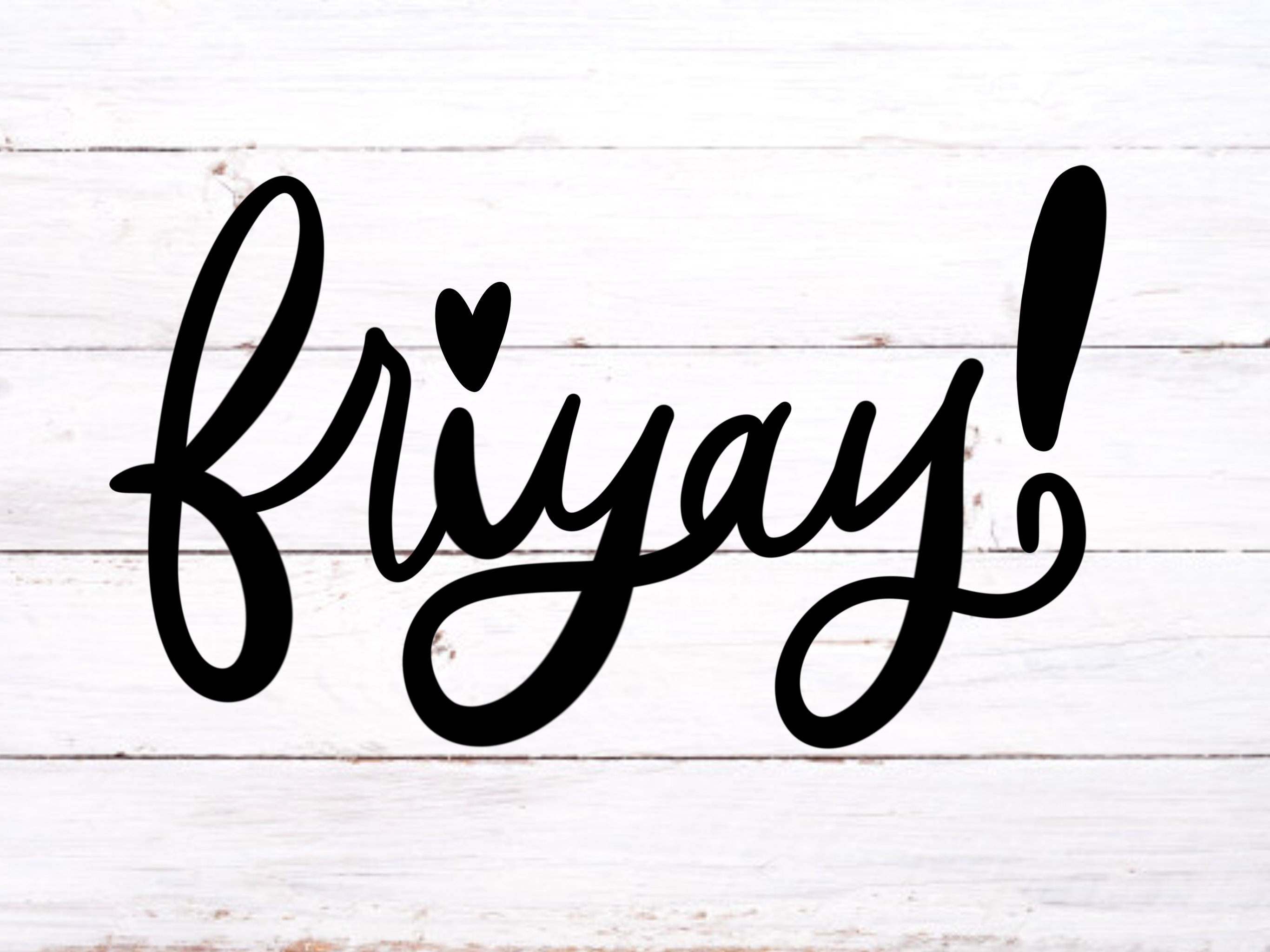 Friyay Friday Cursive SVG Printable Cute Tshirt Idea Summer - Etsy Canada